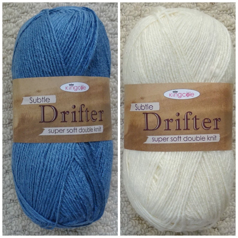 DK Knitting Wool/yarn King Cole Subtle Drifter DK Cotton Mix - Etsy UK