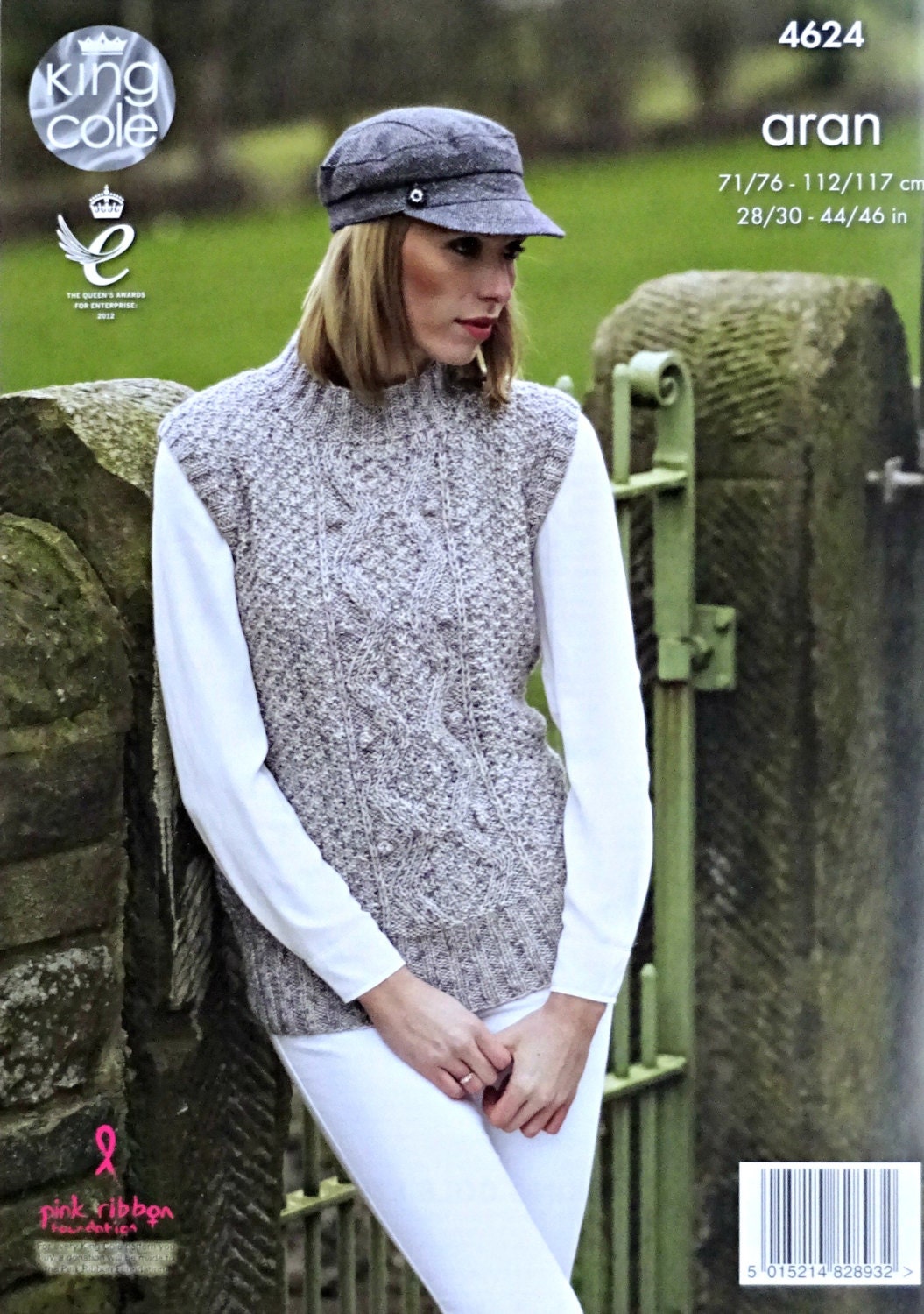 Womens Knitting Pattern K4624 Ladies Long Sleeve or Sleeveless | Etsy UK