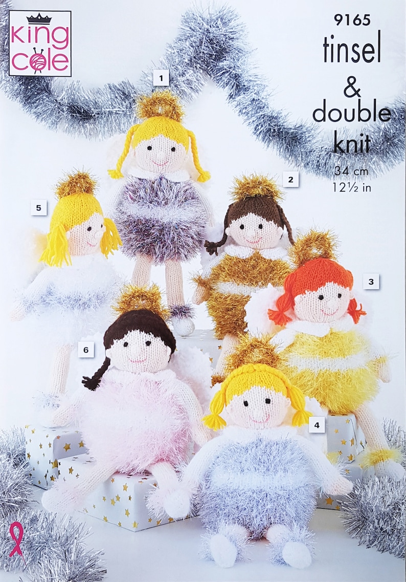 Tinsel Christmas Knitting Crochet Wool/yarn King Cole 50g - Etsy UK