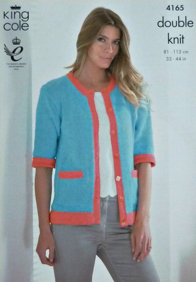 Womens Knitting Pattern K4165 Ladies 3/4 or Long Sleeve - Etsy UK