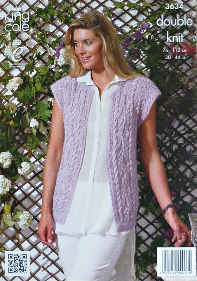 Womens Knitting Pattern K3634 Ladies Long Sleeve Jumper and - Etsy UK