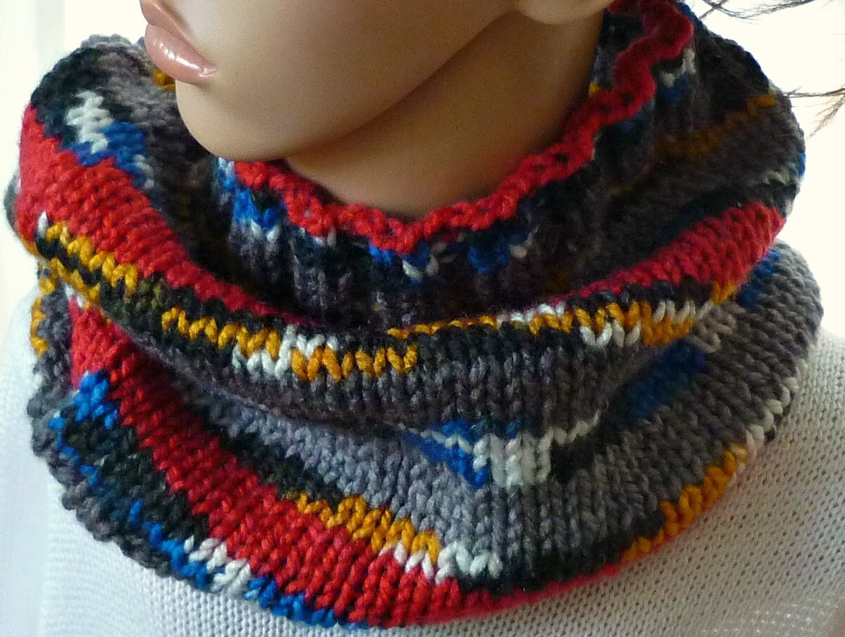 Knitting Pattern For Lace Snood