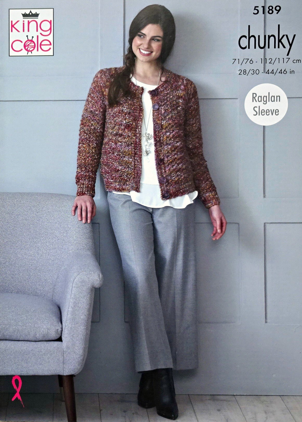 Womens Knitting Pattern K5189 Ladies Moss Stitch Round Neck - Etsy UK