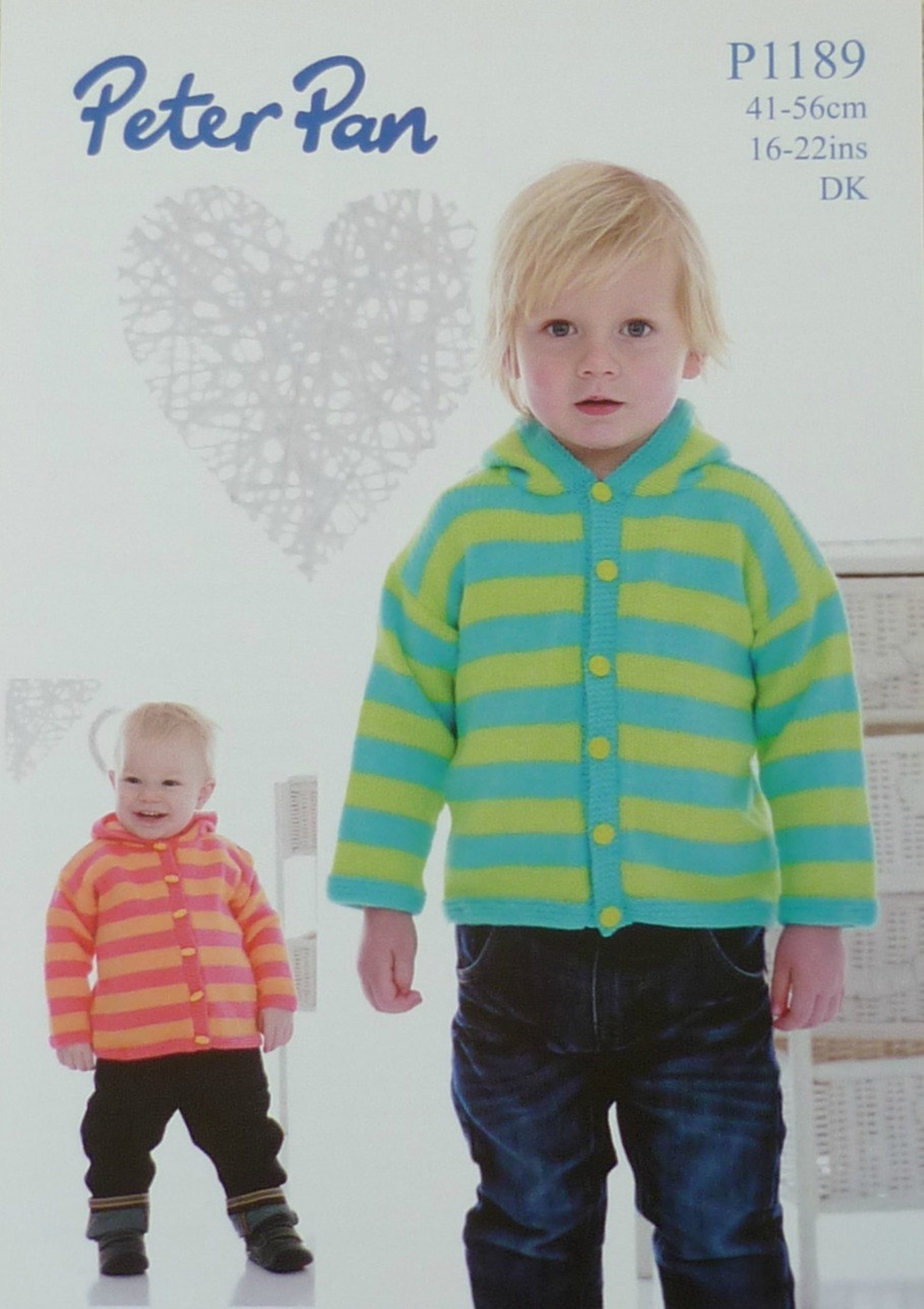 Baby Knitting Pattern P1189 Babies/Childrens Striped Hooded | Etsy