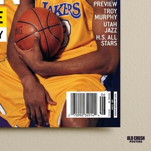 Shaq & Kobe Y2K Magazine Cover Poster, Purple Reign Wall Art - Etsy