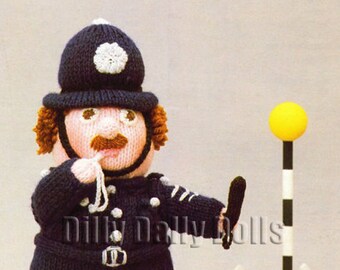 Policeman, Postman and Paramedic Pdf Knitting Pattern - Etsy UK