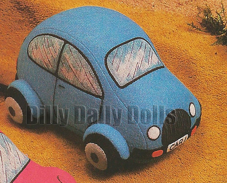 Van Car Sport Car and Caravan Soft Toy Sewing Pattern - Etsy UK