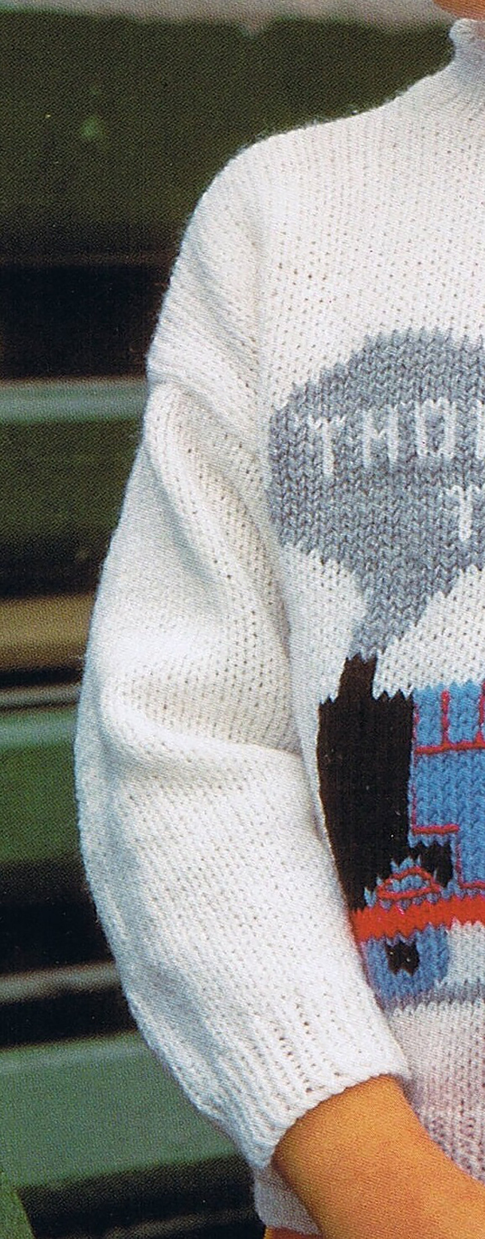 Thomas Tank Engine Intarsia Sweater PDF Knitting Pattern - Etsy