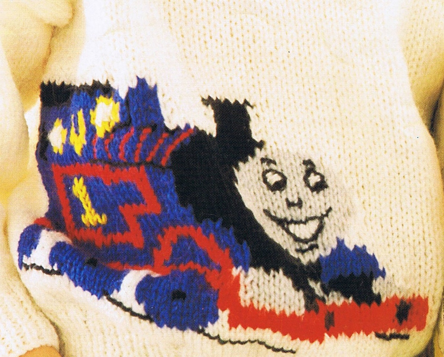 Thomas Tank Engine Intarsia Sweater PDF Knitting Pattern in | Etsy UK