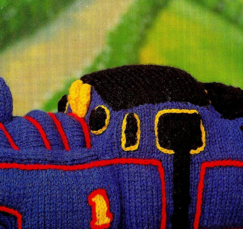 Thomas Tank Engine Toy Train Knitting Pattern - Etsy Australia