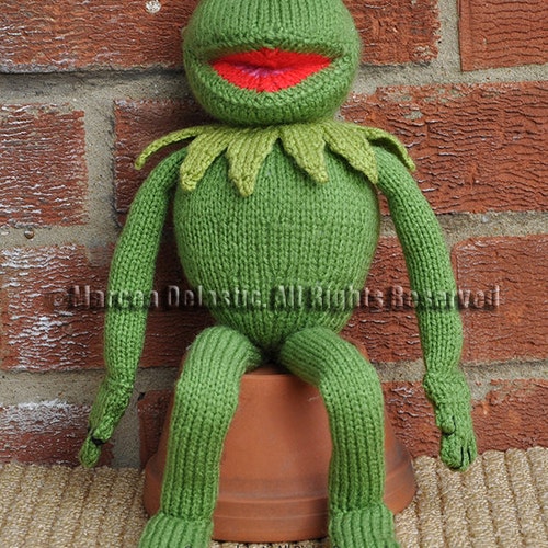 Kermit the Frog Toy/doll Muppet Knitting Pattern - Etsy UK