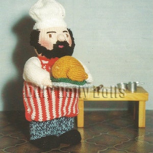 Vintage CHEF Toy Knitting Pattern | Etsy