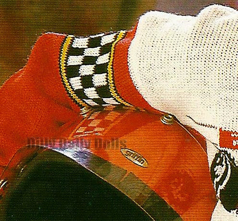 Race Car intarsia/motif Sweater knitting Pattern in 4 ply yarn | Etsy