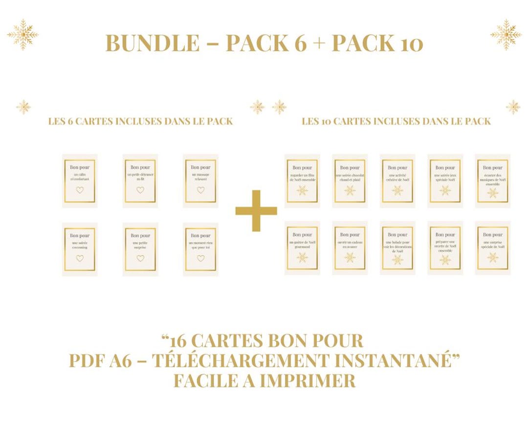 Bundle of 16 Printable "good For" Cards – Pack of 6 + Pack of 10 ...