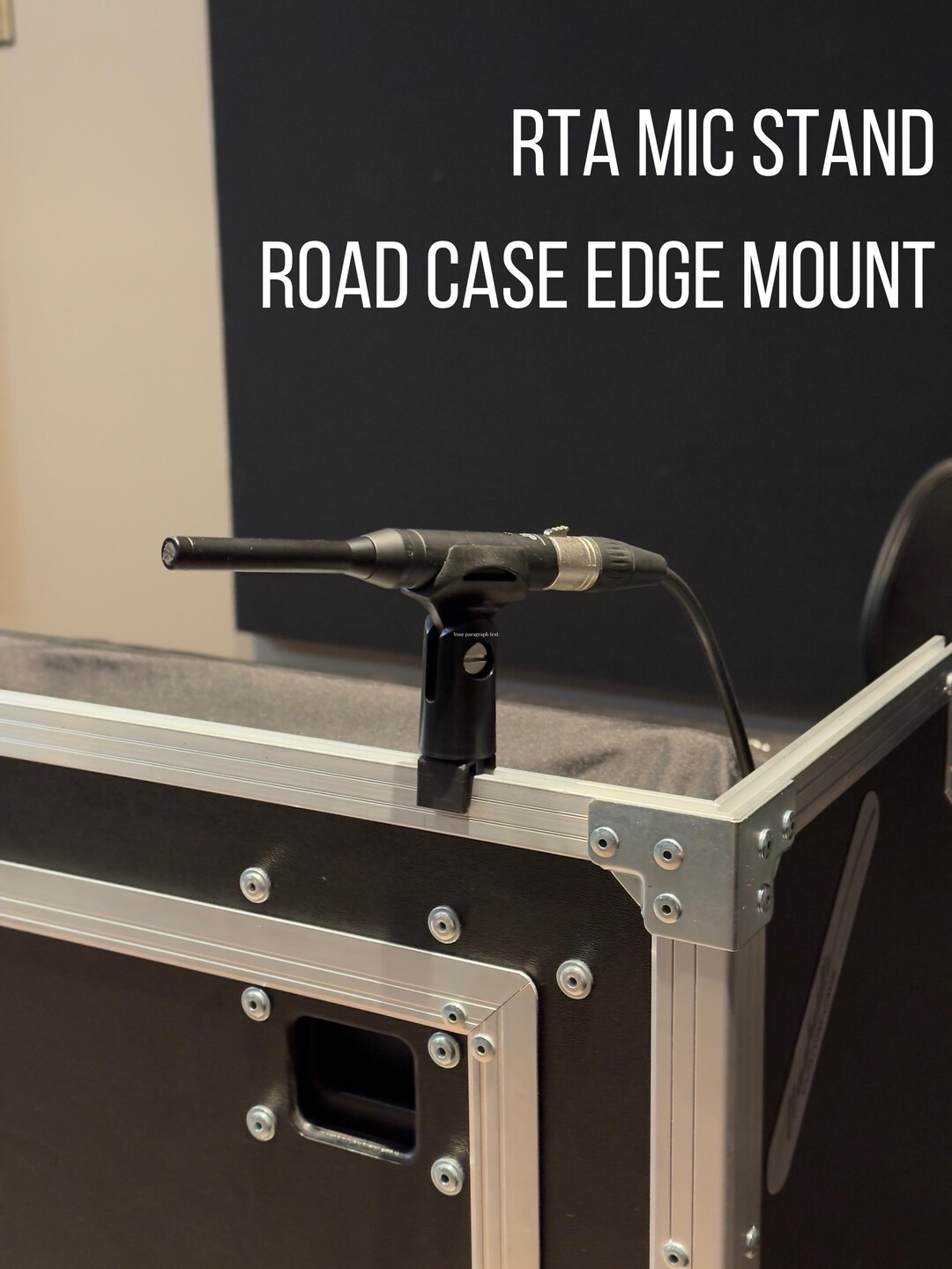RTA Measurement Mic Stand – Road Case Edge Mount (mic Clip Threaded) - Etsy