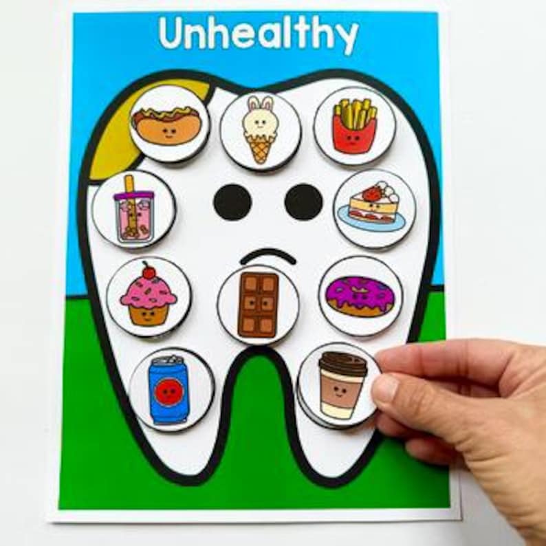 Children's Teeth Sorting Games: Oral Health Activities - Cut & Glue ...