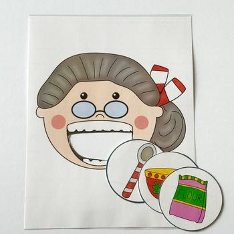 Storytelling Props Kit: Old Lady Swallowed Spoon - Pre-k Learning - Etsy