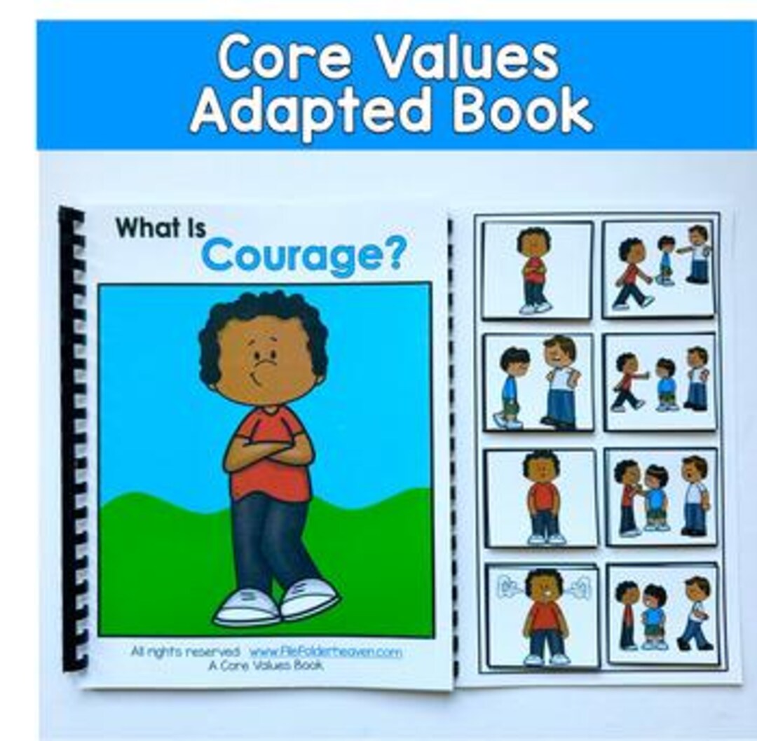 Courage and Empathy Book - Interactive Stories for Special Education - Etsy