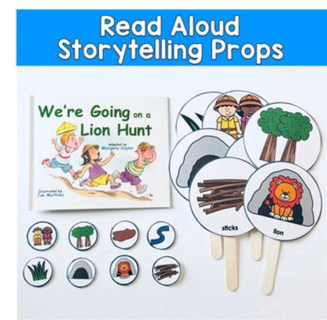Storytelling Visuals Set: Lion Hunt Props - Sound Effects & Cues - Etsy