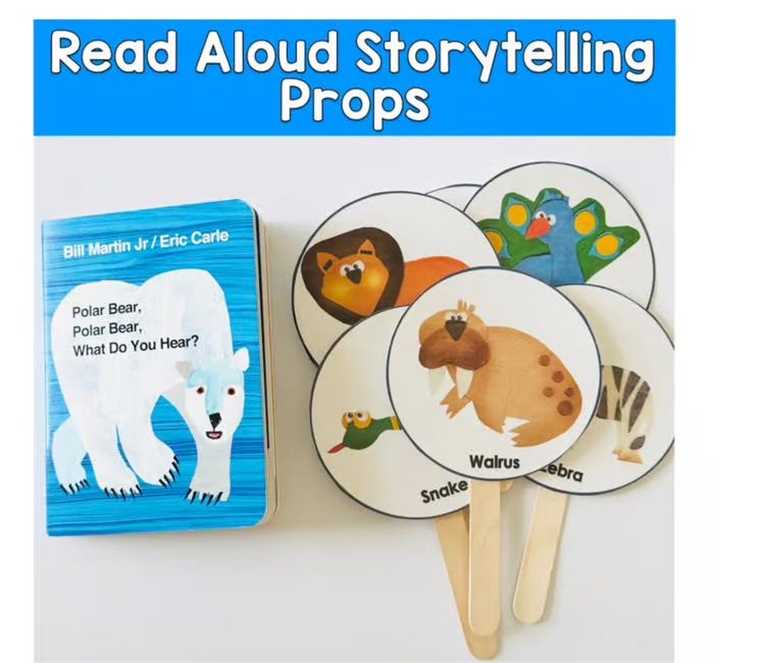Storytelling Props Set: Polar Bear and Animal Sounds - Interactive ...
