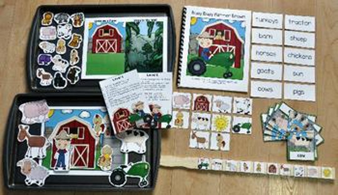 Busy Busy Farmer Brown Adapted Book: Farm Activities - Games and ...