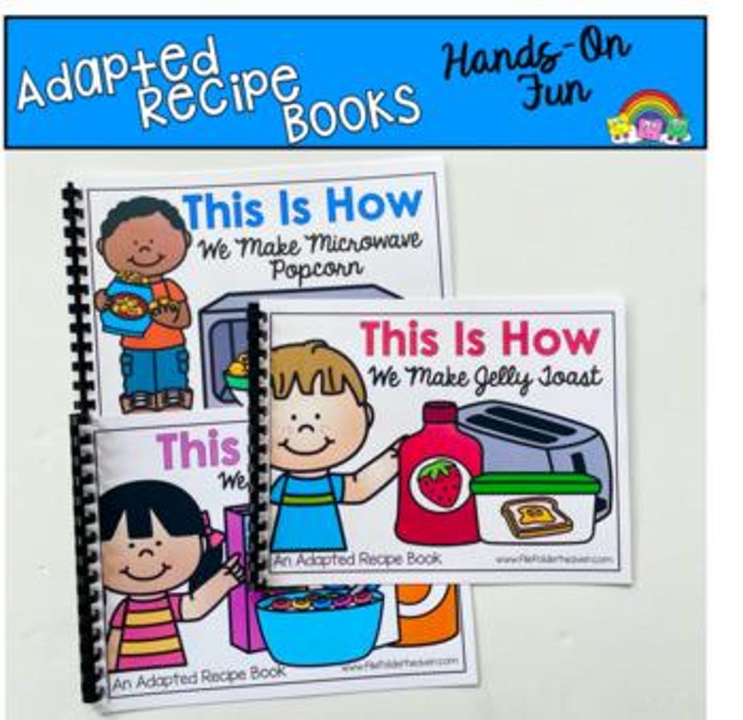 Adapted Recipe Books: Visual Cards and Sequencing for Life Skills - Etsy