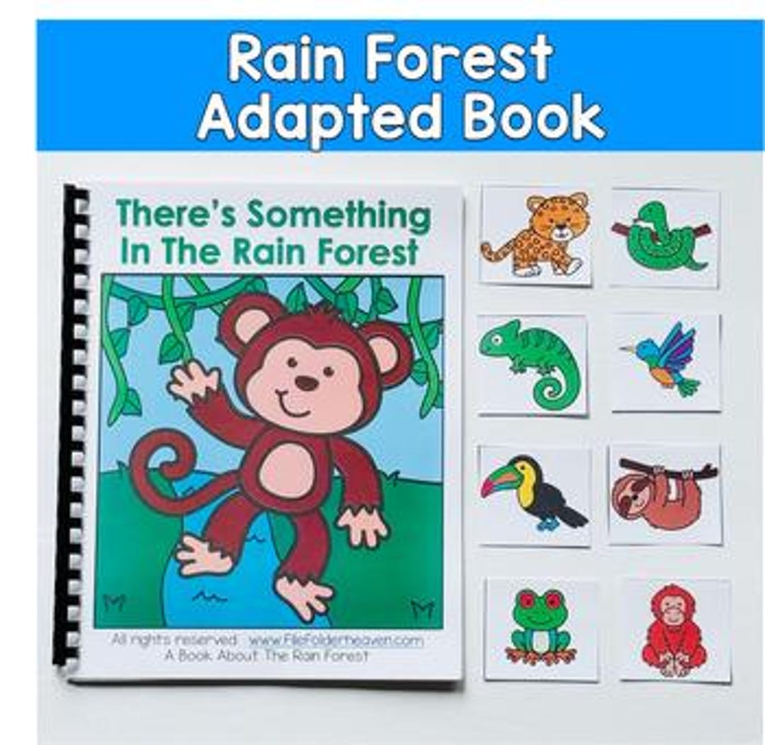 Adapted Rain Forest Book: WH Question Practice - Core Word Activities ...