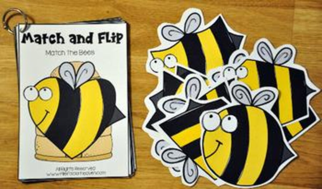 April Match and Flip Books: Spring Themes for Early Learning - Etsy