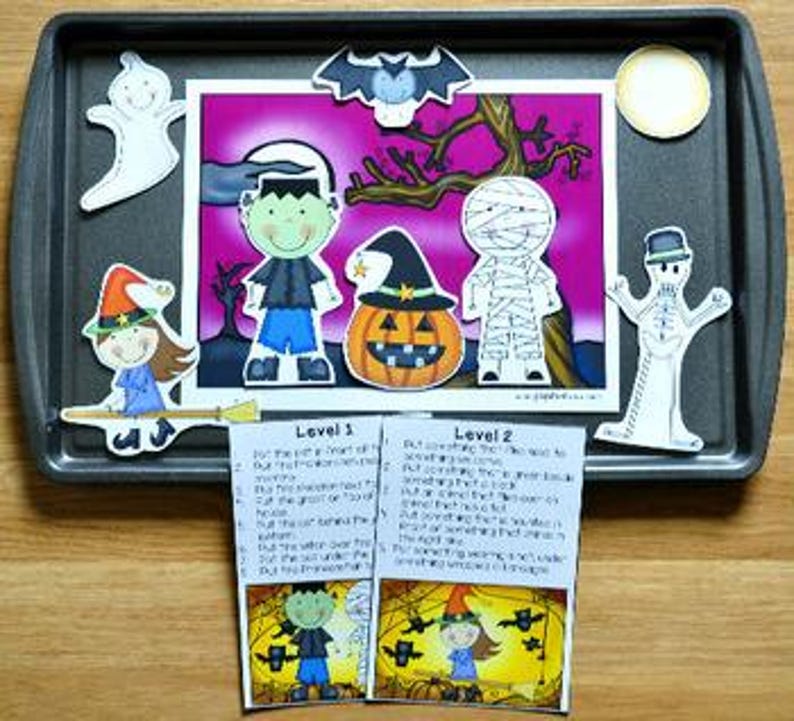 Halloween Literacy Resource: Adapted Book & Vocabulary Activities ...