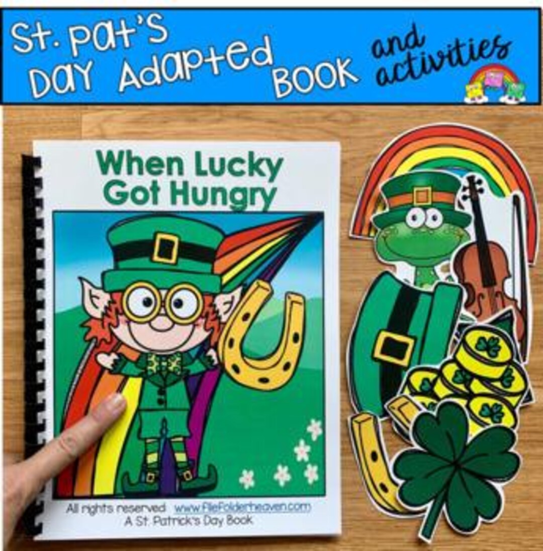 St. Patrick's Day Adapted Book: When Lucky Got Hungry Activities - Etsy