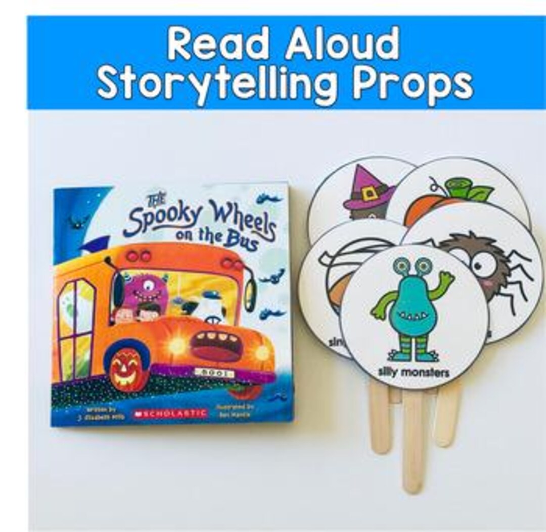 Spooky Wheels on the Bus Props - Halloween Pre-k Counting Game - Etsy