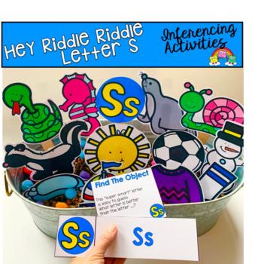 Sensory Bin Riddles: Letter S Language Game - Speech Practice - Etsy