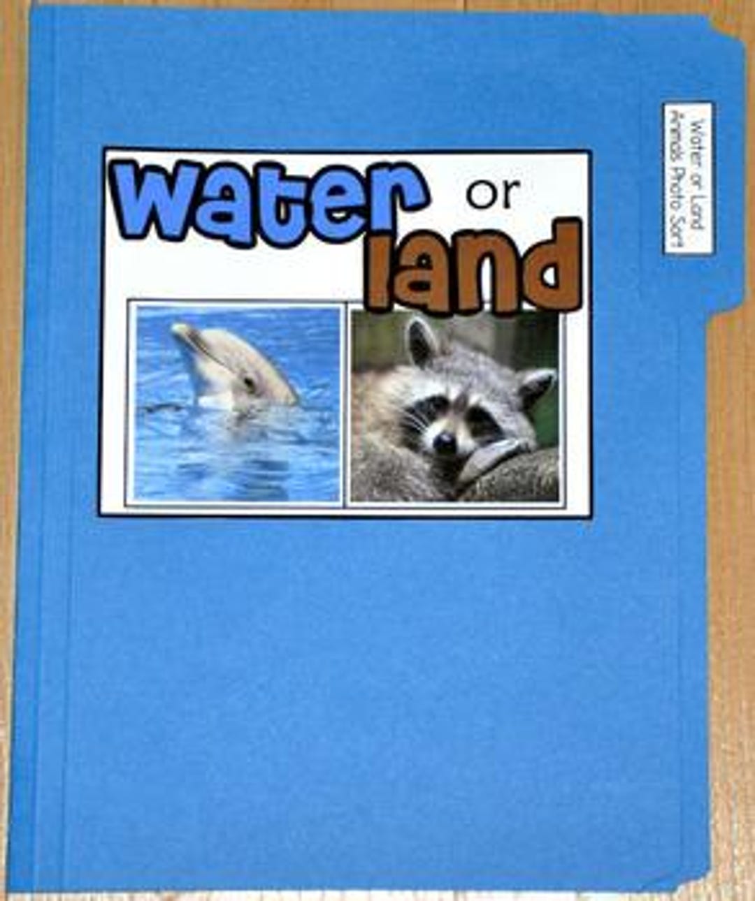 Water and Land Animal Sorting Game: File Folder Activity for Kids - Etsy