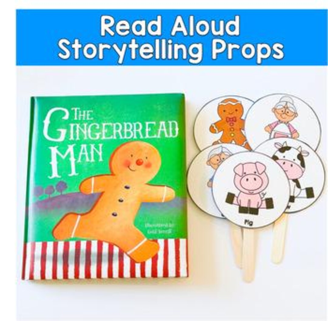 Gingerbread Man Story Props, Sequencing, Retelling (preschool & Special ...
