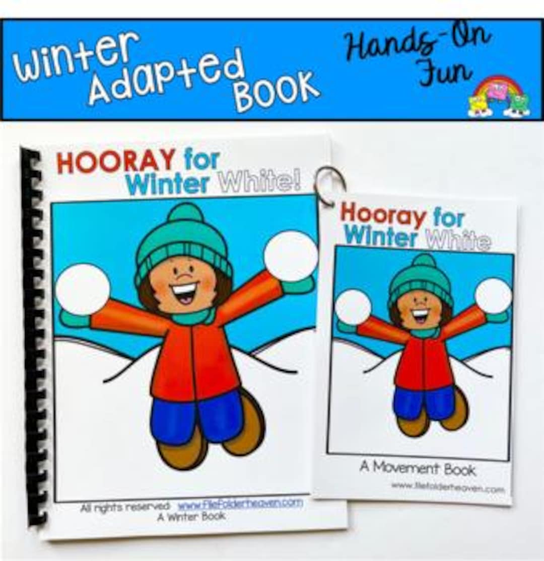 Winter Adapted Book, Snowman Theme, Movement Fun (gross Motor Skills ...