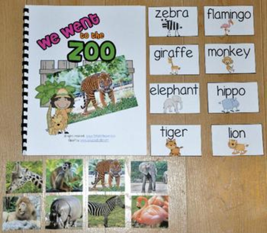 We Went to the Zoo Book: Real Photos for Early Readers (downloadable ...