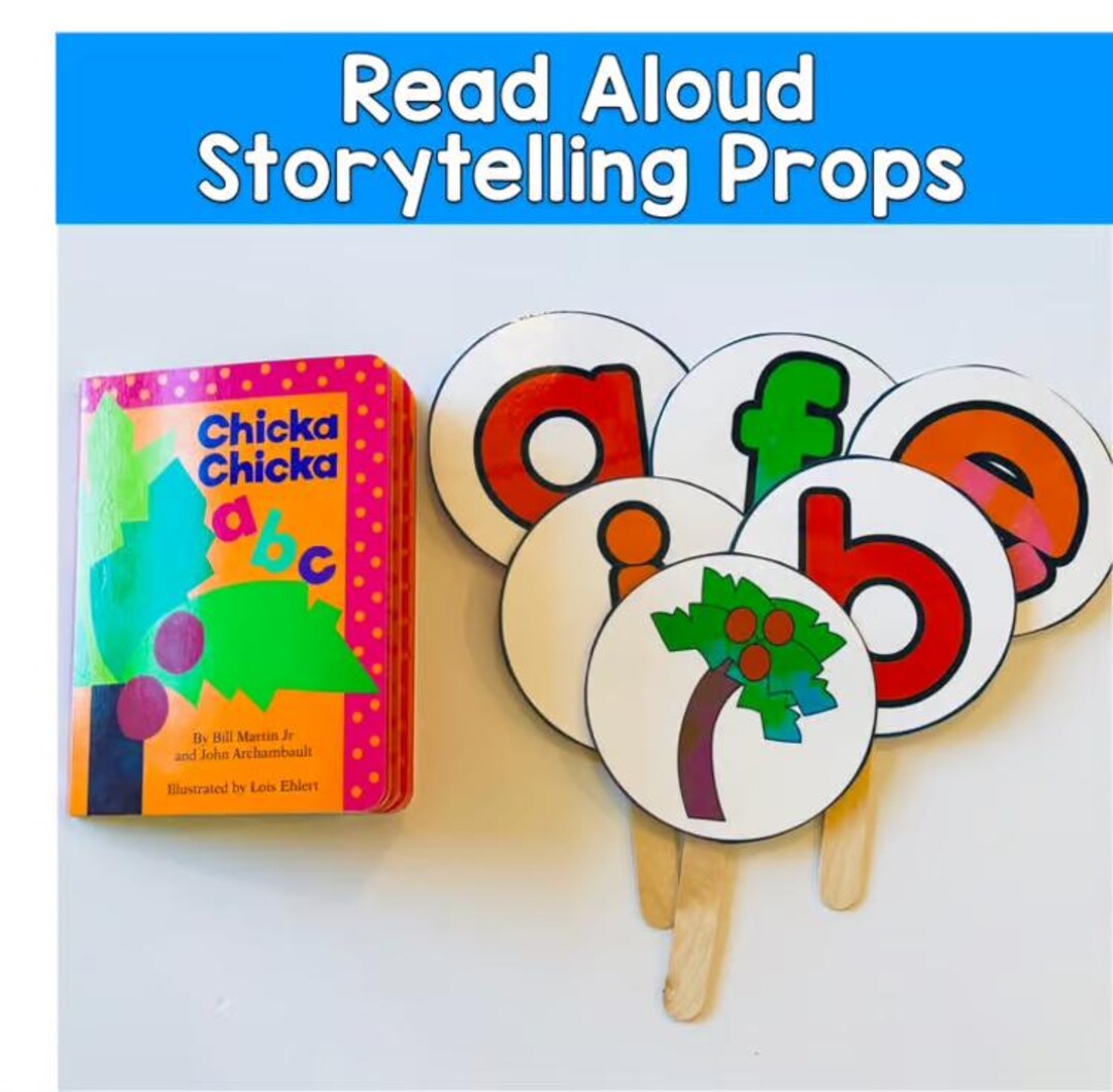 Chicka Chicka Boom Boom Alphabet Props - Interactive Storytelling Set ...