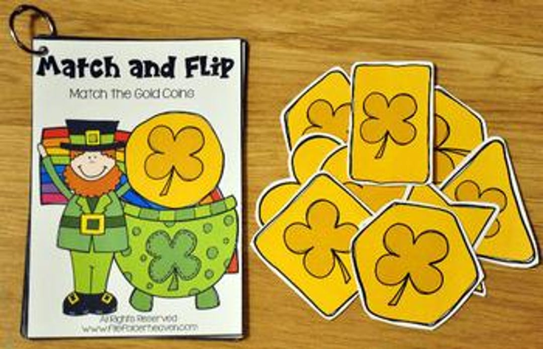 March Match and Flip Books - Hands-on Matching for Young Learners - Etsy