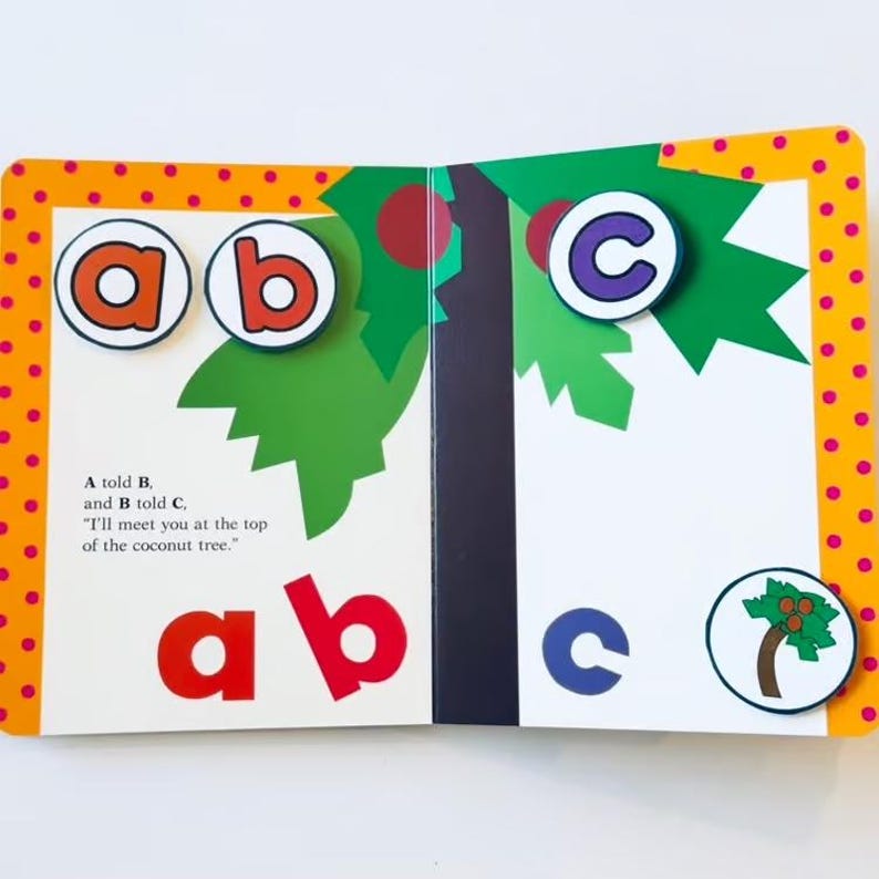 Chicka Chicka Boom Boom Alphabet Props - Interactive Storytelling Set ...
