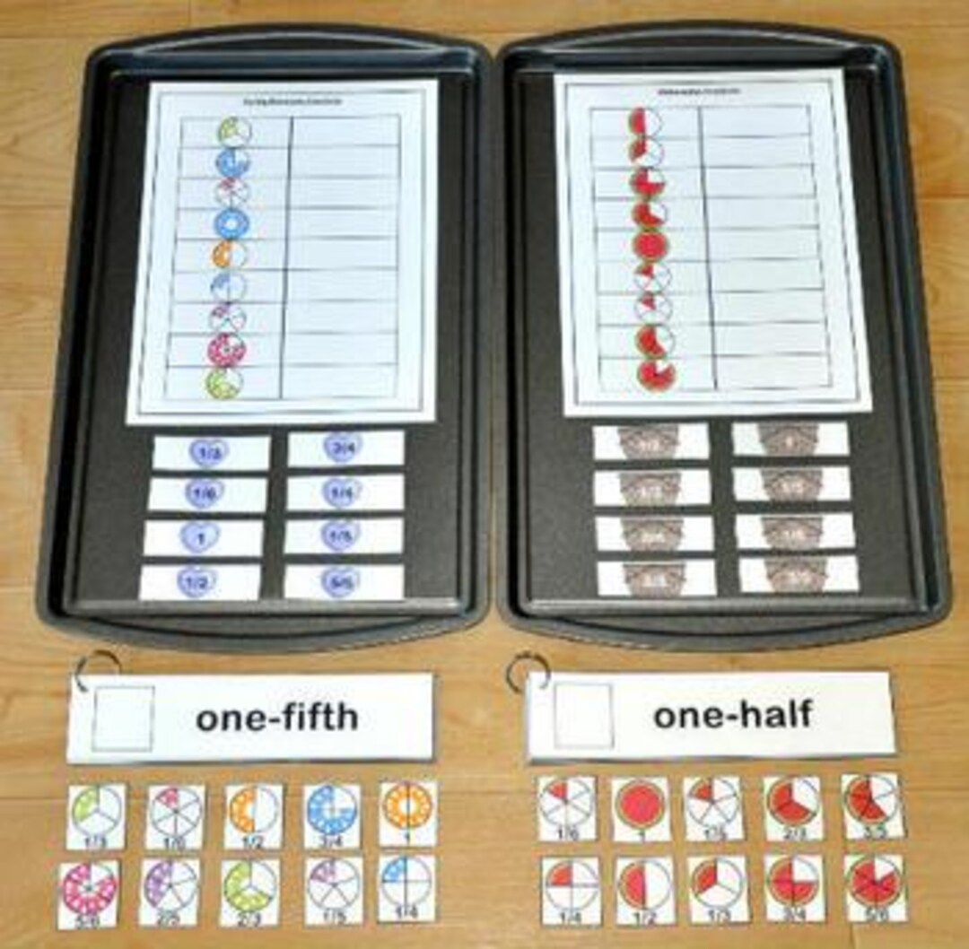 Spring Fractions Activity Bundle: Hands-on Cookie Sheet Games - Etsy