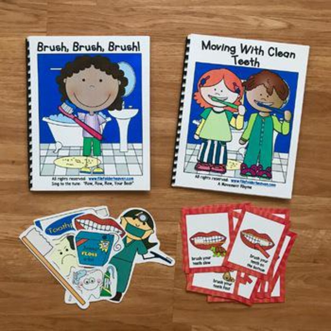Dental Health Adapted Book Set, Song and Movement (digital Download) - Etsy