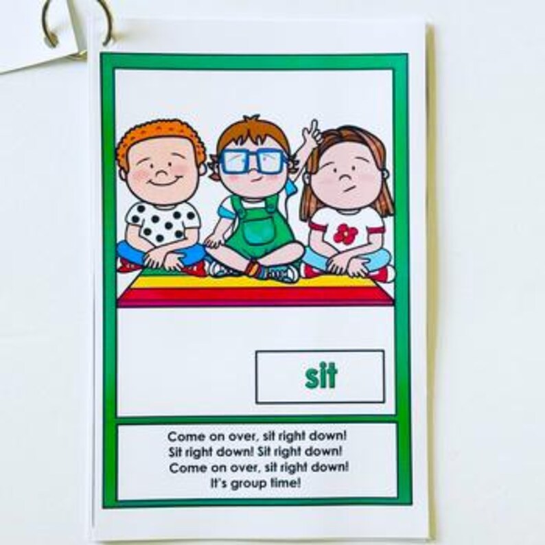 Preschool Transition Songs and Visuals (ECSE, Special Education, Pre-k ...