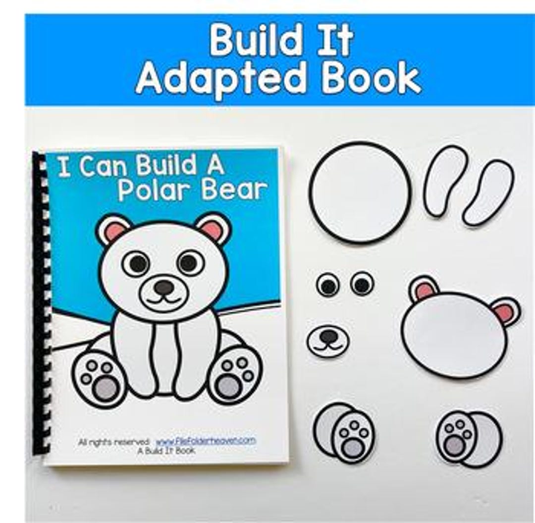 Polar Bear Build It Activity, Winter Craft (sequencing and Fine Motor ...
