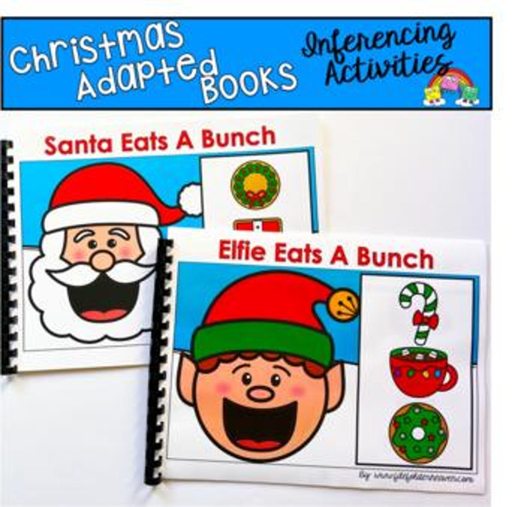 Holiday Adapted Books for Kids - Winter Literacy Activities - Etsy