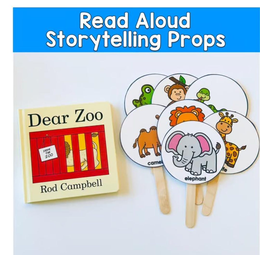 Dear Zoo Interactive Storytelling Props | Lift-the-flap Book Companion ...