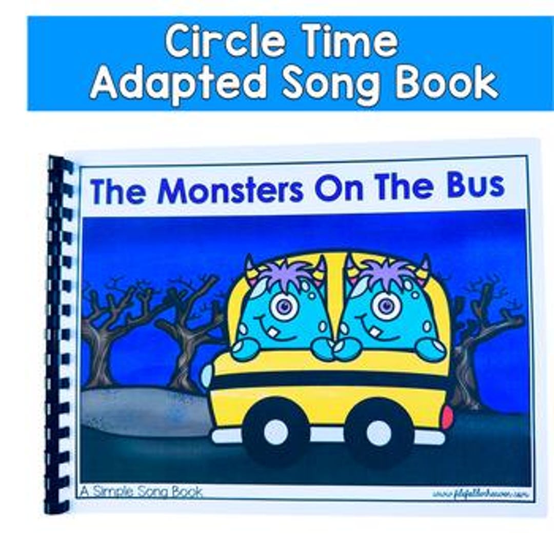 Adapted Halloween Song Book: Monsters, Bats & Ghosts - Visual Supports ...