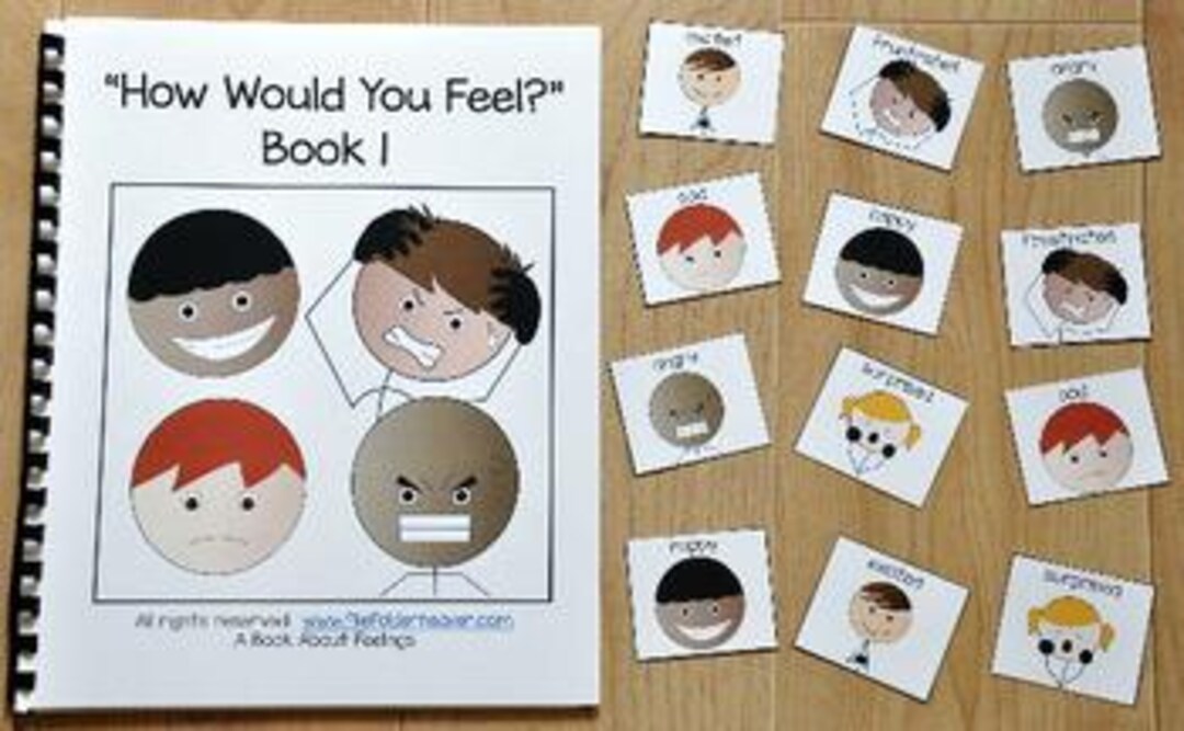 Emotions Adapted Book: Explore Feelings Like Happy, Sad, Angry - Etsy