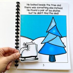 Winter Storybook for Kids: Sequencing and Wh Questions Practice - Etsy