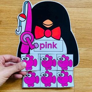Penguin Sorting Mats - Color Matching and Fine Motor Skills - Etsy