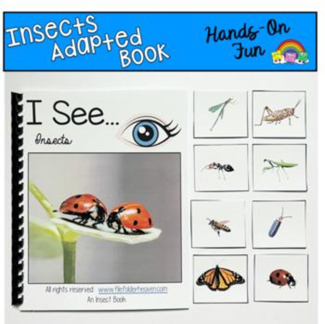 Insects Adapted Book, Real Photos, Hands-on Science (digital Download ...